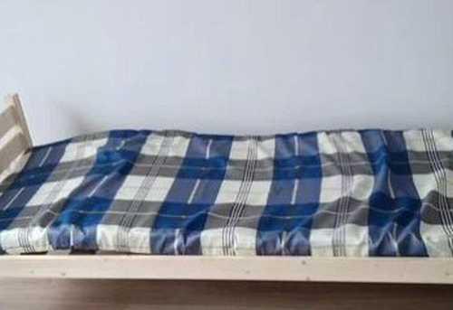 Односпальная кровать для дома 90*200 - новая