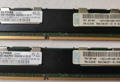 Память dimm DDR3-1333 Elpida 4GB Registered