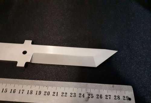 Клинки ножа танто, кованая сталь 95х18