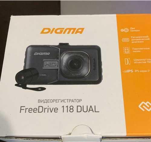 Видеорегистратор digma FreeDrive 118 dual