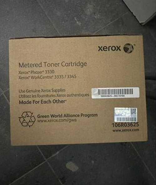 Новый оригинальный Xerox 106R03625