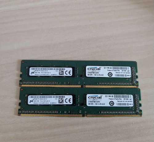 Оперативная память ddr4 4gb 2133 Crucial