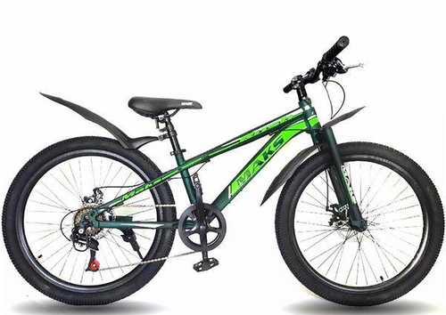 Велосипед maks 24" Rush MD зеленый (2022)