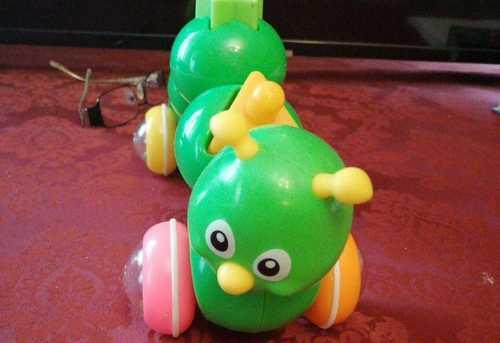 Гусеница- игрушка с сортерами