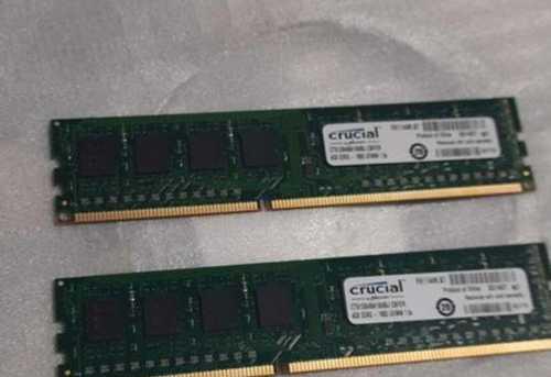 Модуль памяти crucial CT51264BD160BJ DDR3 — 4Гб