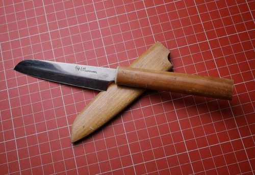 Японский овощной нож KAI с ножнами