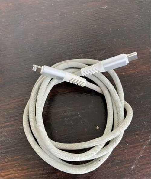 Дата-кабель USB-C - Lightning, MFI Deppa