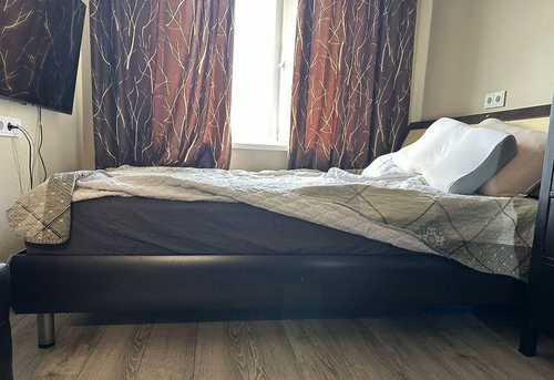 Кровать двухспальная 160х200см без матраса