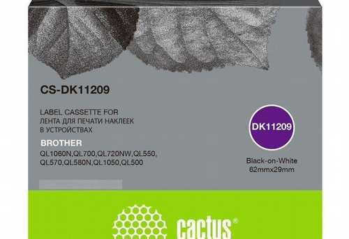 Картридж ленточный Cactus CS-DK11209 DK-11209 черн