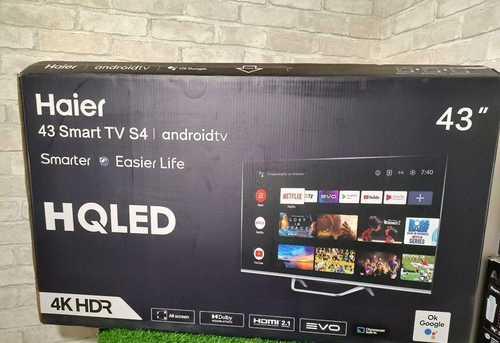 Haier 43 SMART TV S4 4K QLeD Новый Гарантия Чек