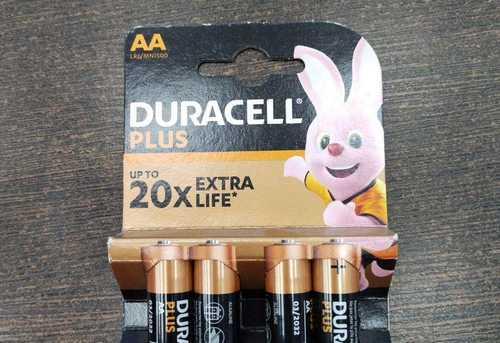 Батарейки AA duracell plus