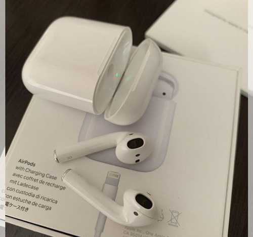 Беспроводные наушники apple airpods 1