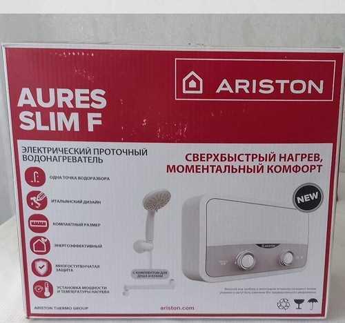 Ariston Aures SF 5.5 COM, проточный, 5.5кВт