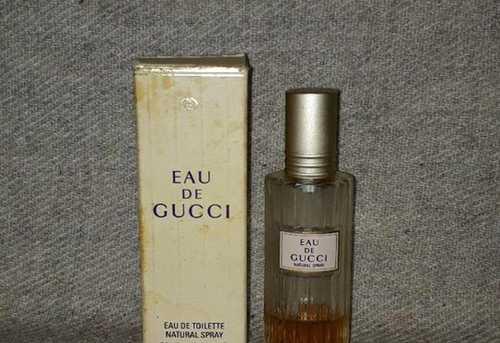 Туалетная вода Eau de Gucci в коробке 30 ml
