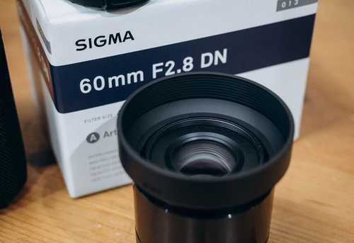 Объектив Sigma AF 60mm f/2.8 DN Art Micro 4/3