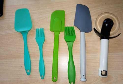 Кухонные принадлежности (лопатки, кисточки, нож)