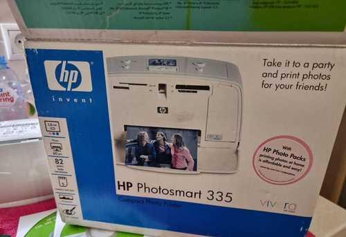 Цветной струйный принтер hp photosmart 335 +бумага