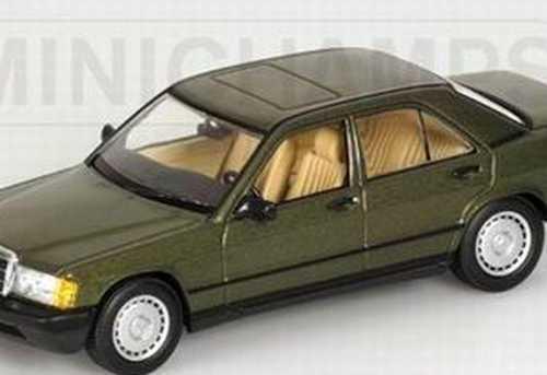 1/43 Mercedes 190E 1984 (W201) Green Minichamps Ra