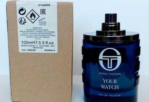 Sergio Tacchini Your Match 100ml тестер Оригинал