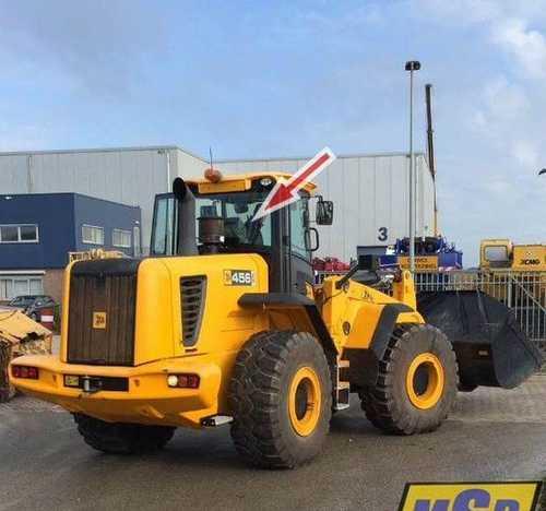 Стекло заднее Фронтальный погрузчик JCB 456 zx