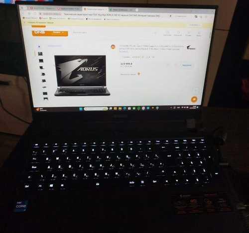 Игровой ноутбук aorus