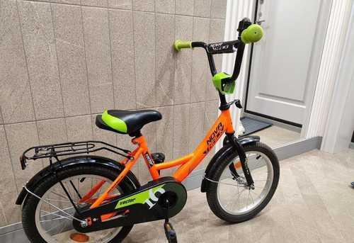 Велосипед Novatrack Vector 16, оранжевый, б/у