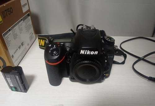 Фотоаппарат Nikon D750 body пробег 78 тысяч