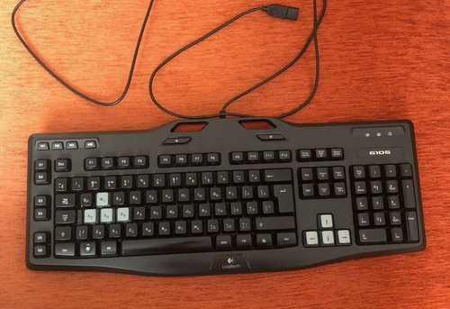 Игровая клавиатура с подсветкой Logitech g105