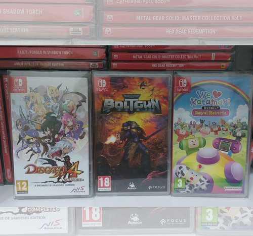 Игры для Nintendo Switch (Warhammer, Disgaea и др)