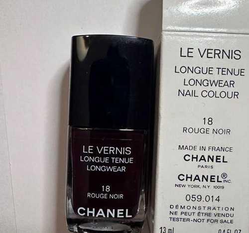 Chanel LE vernis лак для ногтей 18 Rouge Noir