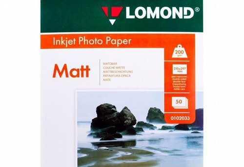 Упаковка бумаги lomond InkJet Photo Paper A4 50л 2