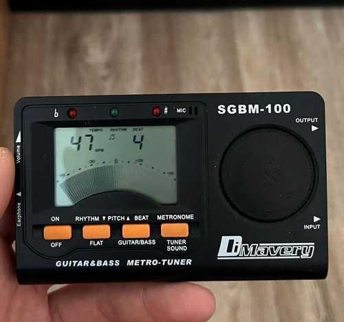 Метроном-тюнер dimavery sgbm-100
