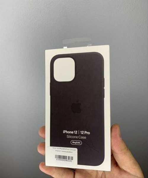 Silicone case iPhone 12 Pro MagSafe black