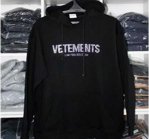 Худи Vetements со стразами vhq (Арт.44688)