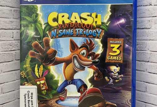 Игра для PS4 Crash Bandicoot Трилогия