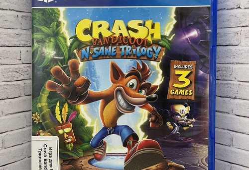 Игра для PS4 Crash Bandicoot Трилогия