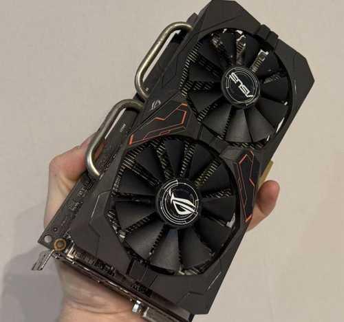 Видеокарта asus rog strix rx460