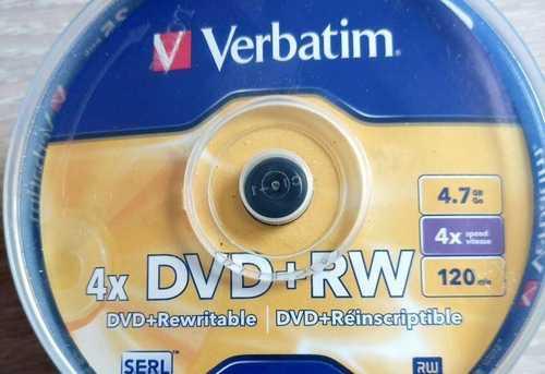 Диски Verbatim DVD-RW 25 шт