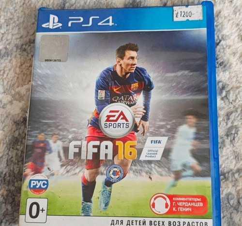 Диск FIFA 16/UFC 2 на ps 4