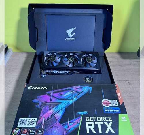 Видеокарта gigabyte GeForce RTX 3050 aorus elite