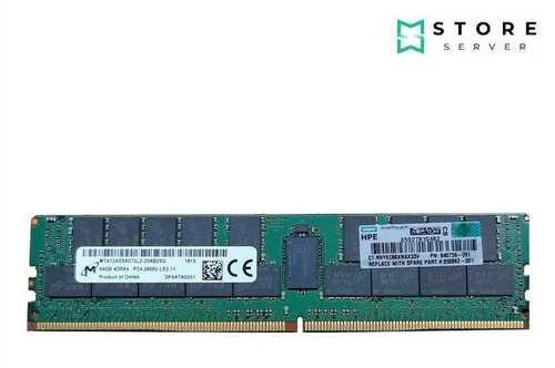 Оперативная память 64GB DDR4 2666V ECC REG (hp 840