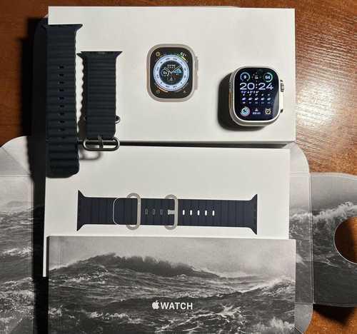 Apple Watch Ultra 49 мм Titanium Ocean Band