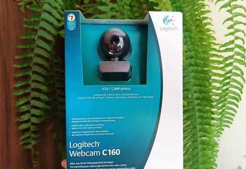 Веб-камера с микрофоном Logitech Webcam C160