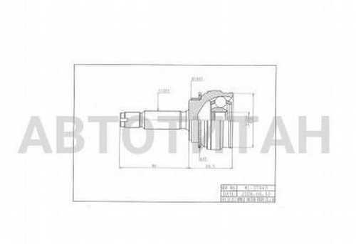 Шрус привода HDK HDK MI-037A43