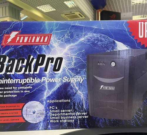 Ибп Powerman back pro 2000 plus новый