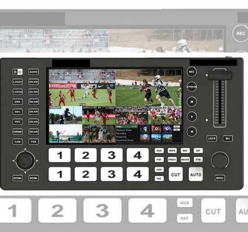 Видеомикшер 6-каналов 4 hdmi  1 AUX PTZ stream