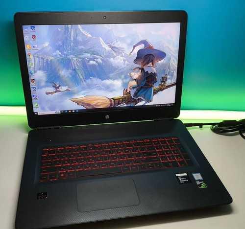 Игровой ноутбук HP omen i7/GTX1060/8GB/SSD/17.3"