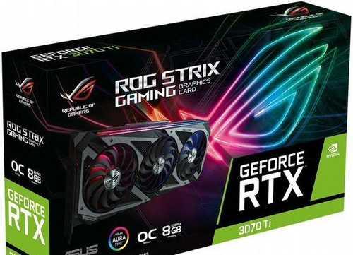 Asus rtx3070ti ROG-strix gaming OC Новая