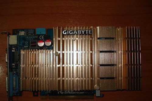Gigabyte gv-nx85t512hp видекарта на запчасти