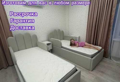 Детская подростковая мягкая кровать диван